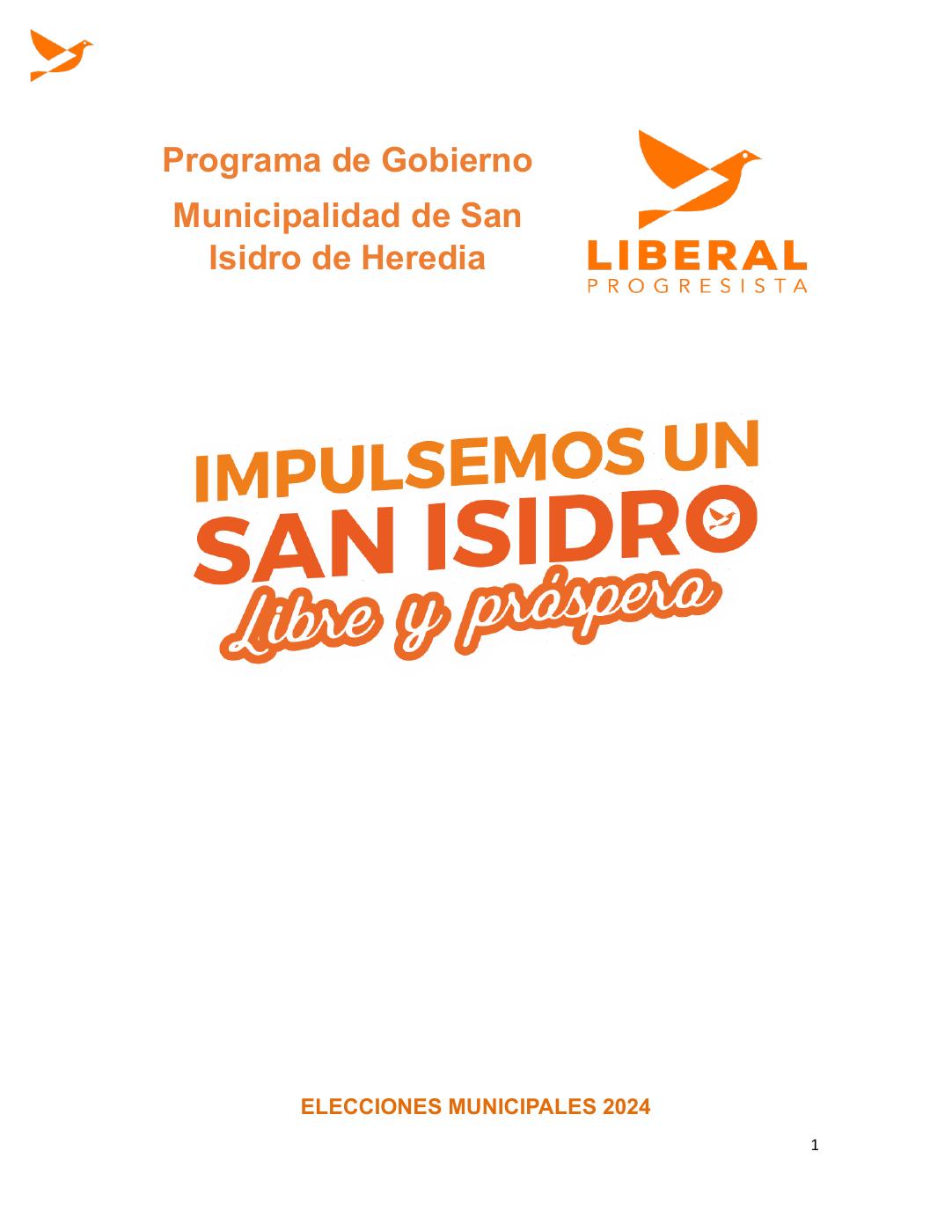 Programa de Gobierno Partido Liberal Progresista | PDF to Flipbook