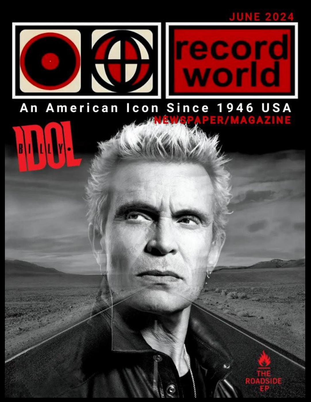 RECORD WORLD COVER INTERVIEW BILLY IDOL JUNE 2024 | PDF to Flipbook