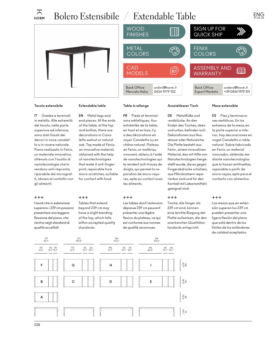 Bolero-Tech Sheet ENG