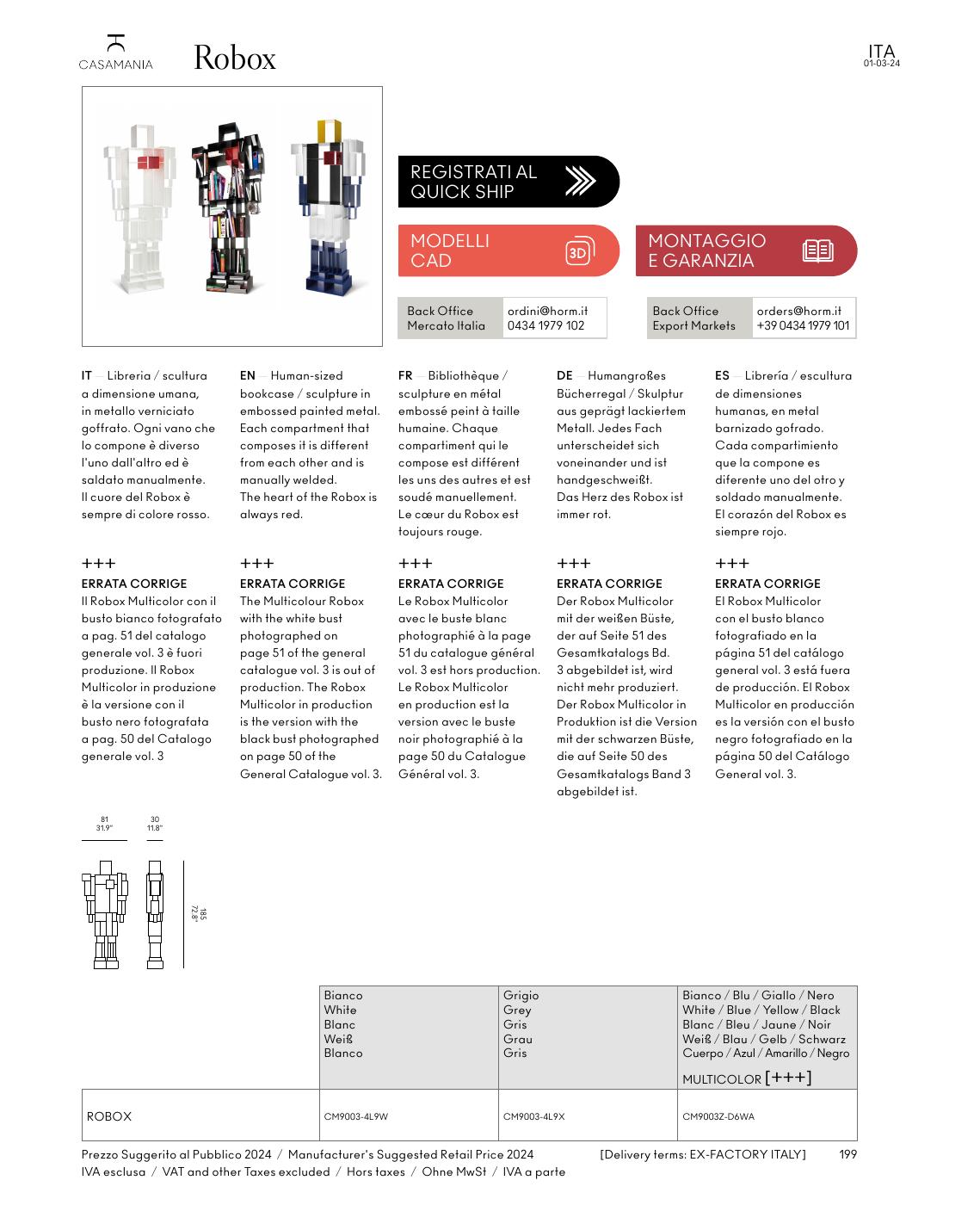 Robox-Tech Sheet ITA