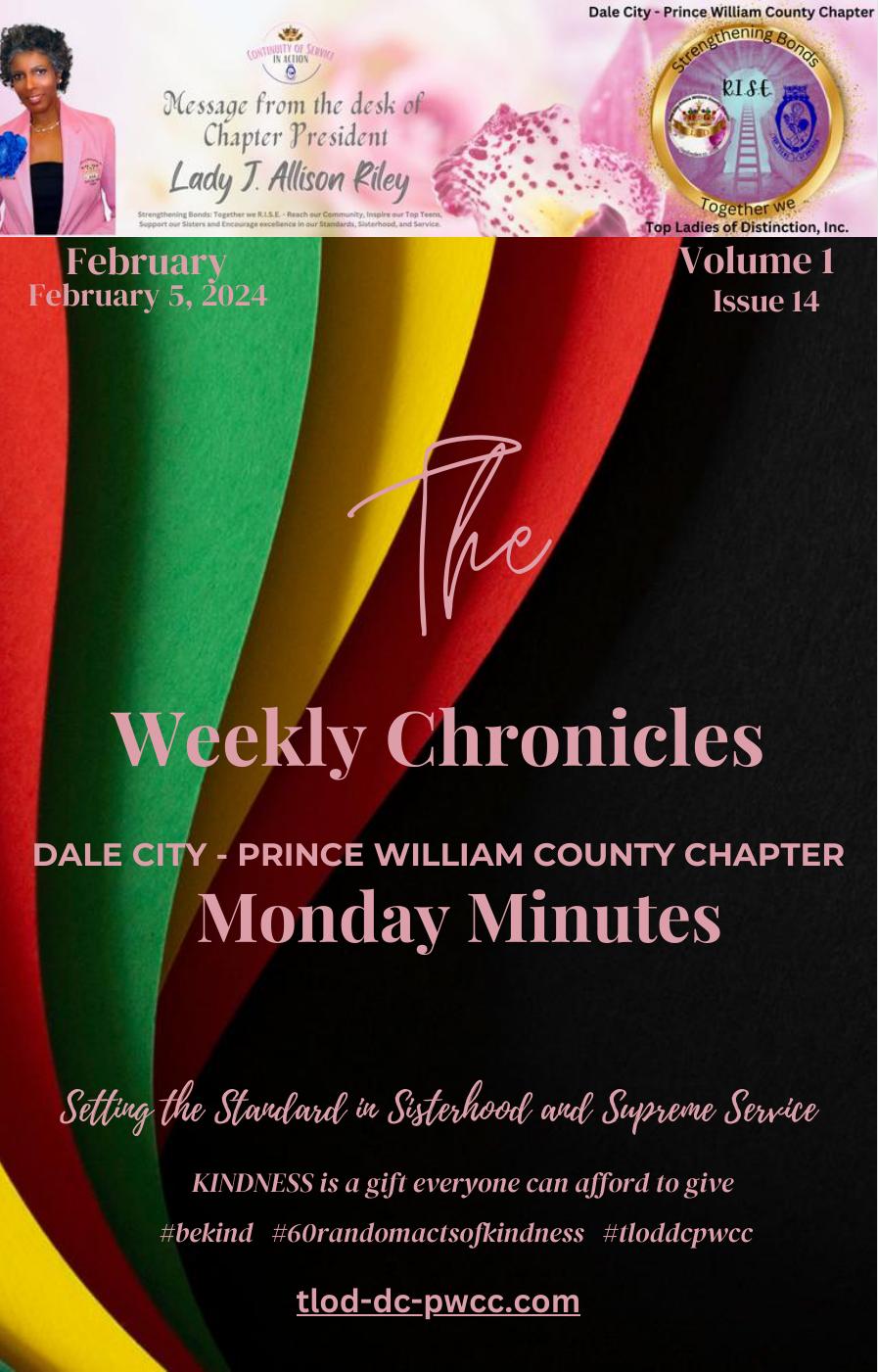 The Weekly Chronicles - DCPWC Chapter