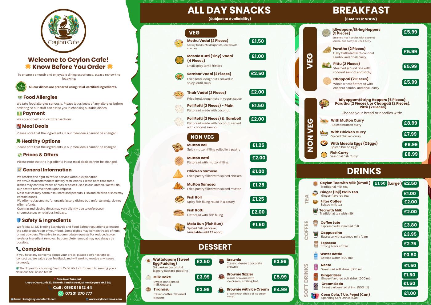 Ceylon Cafe | PDF to Flipbook