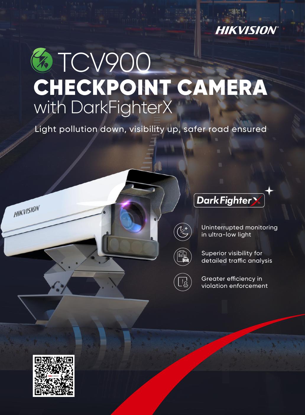 Flyer - TCV900 Checkpoint Camera with DarkFighterX