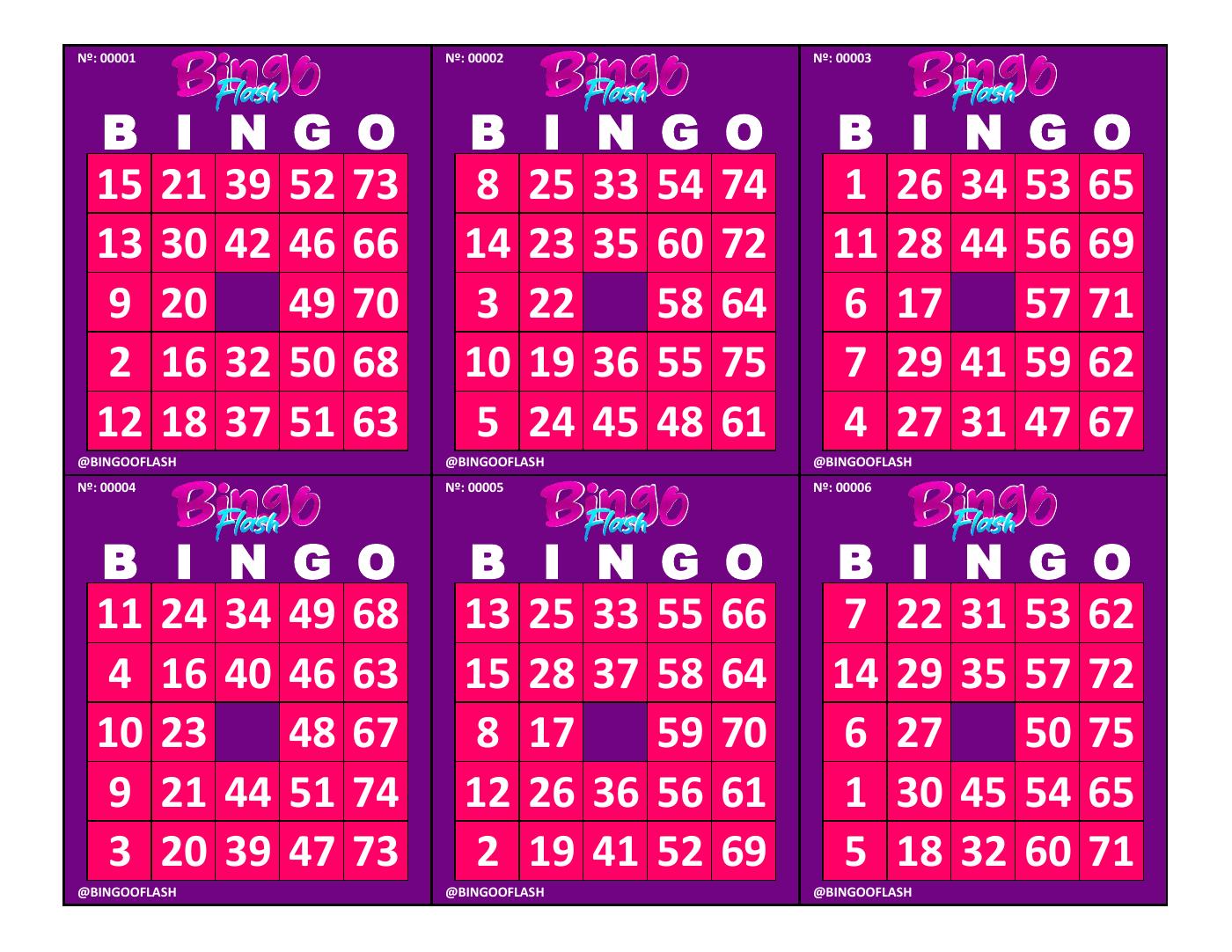 BINGO FLASH | PDF to Flipbook