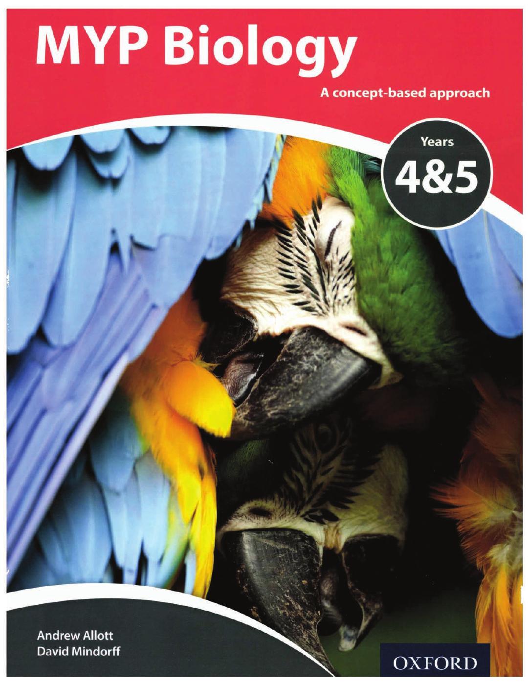 9780198369950 MYP Biology a Concept Based Approach Print and Online Pack