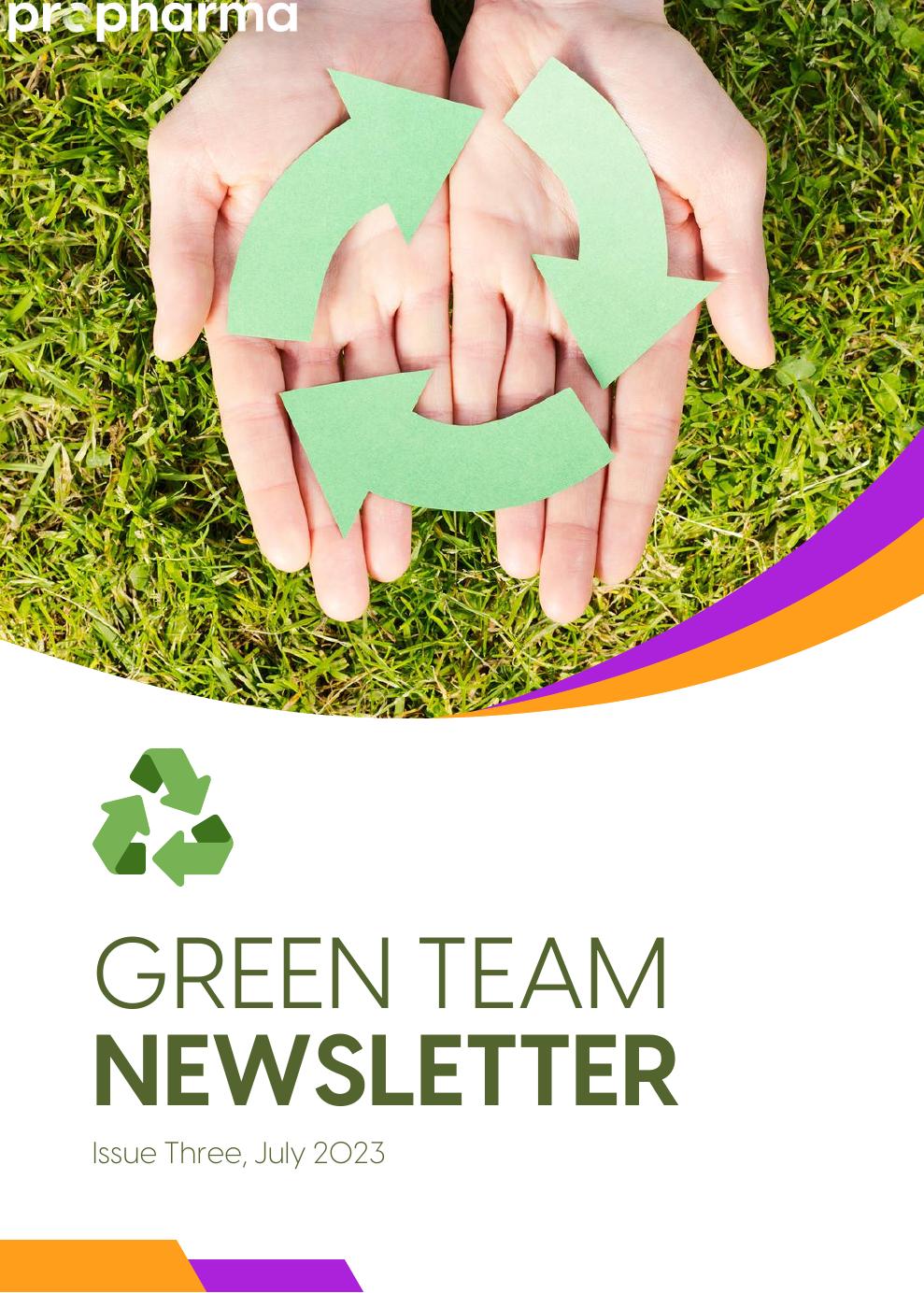 Green Team Newsletter - Issue 3