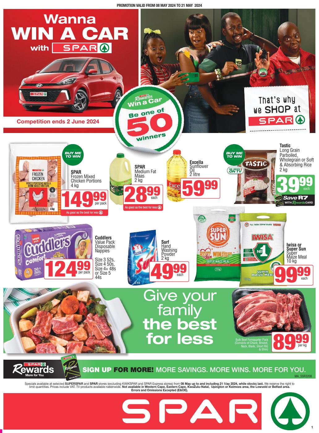 SSR3208 - SPAR & SUPERSPAR MAIN APR MID MONTH