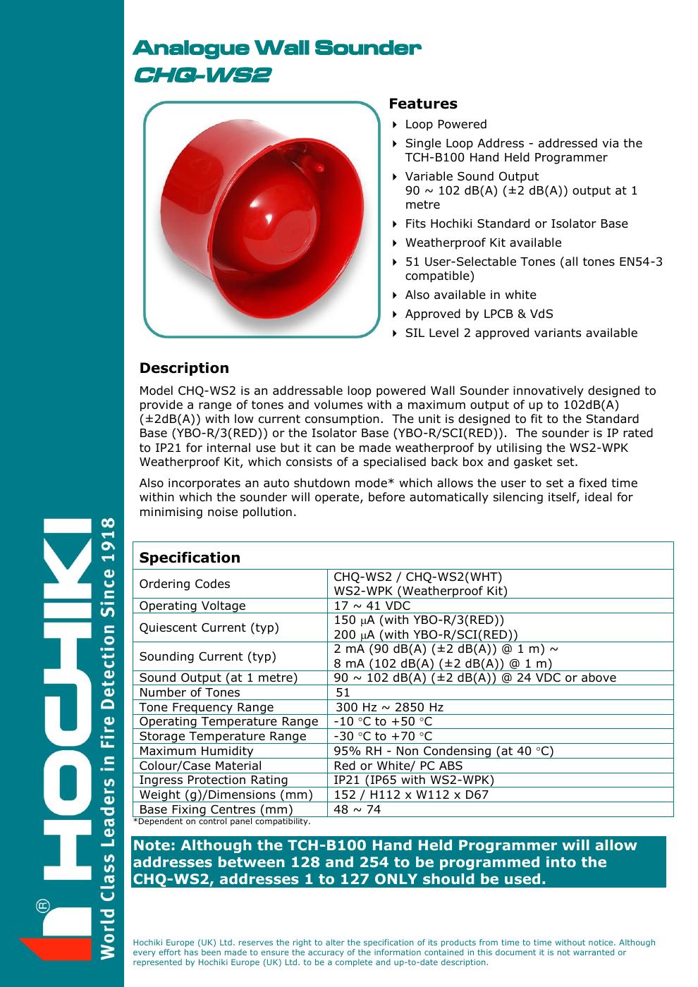 Wall Sounder CHQ W52