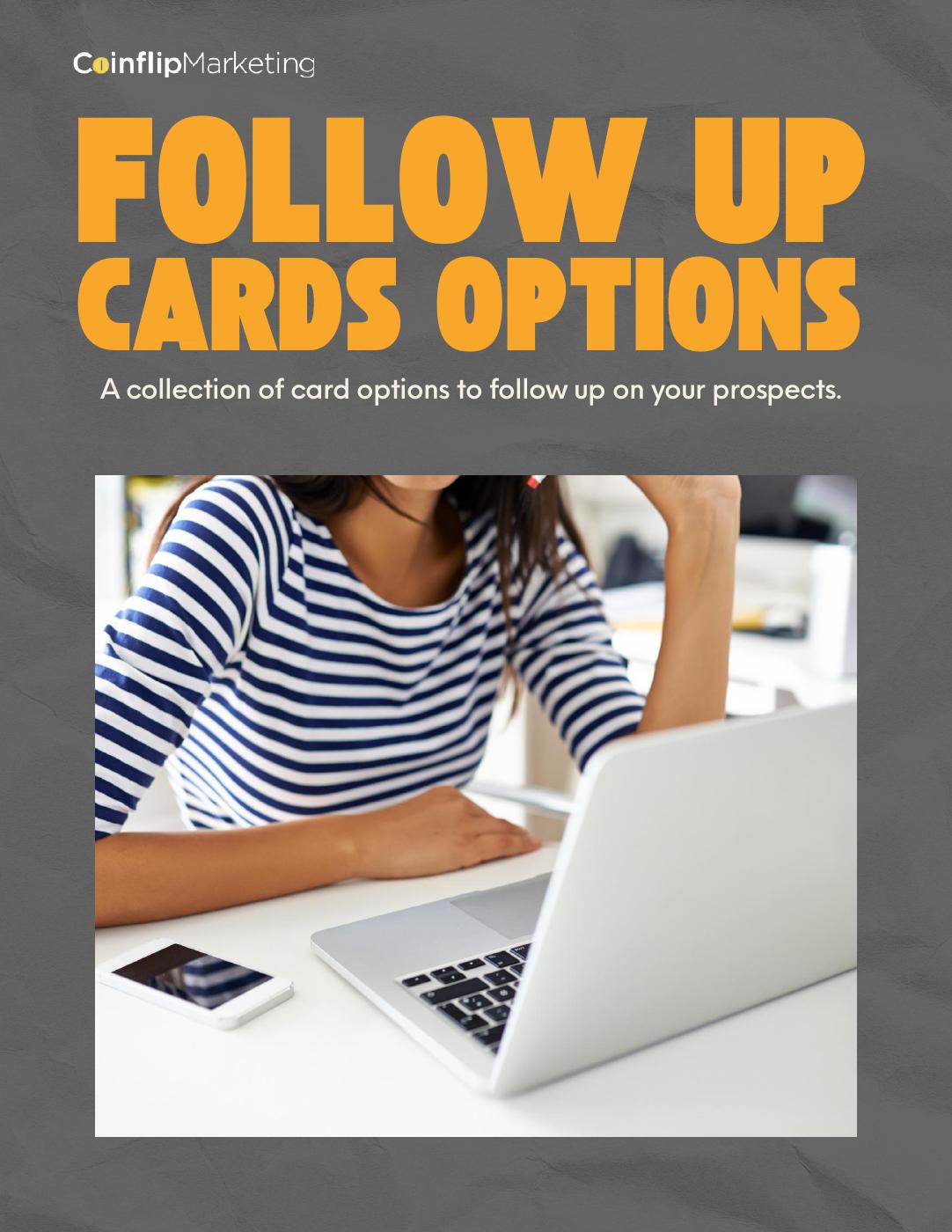 Follow Up Card Options | PDF to Flipbook