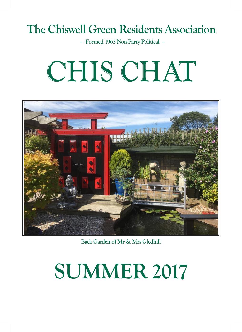 Chis Chat - Summer 2017 | PDF to Flipbook
