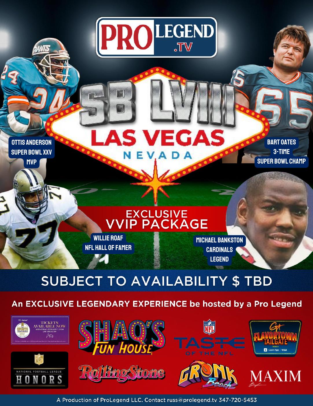 SB LVIII VVIP PACKAGE