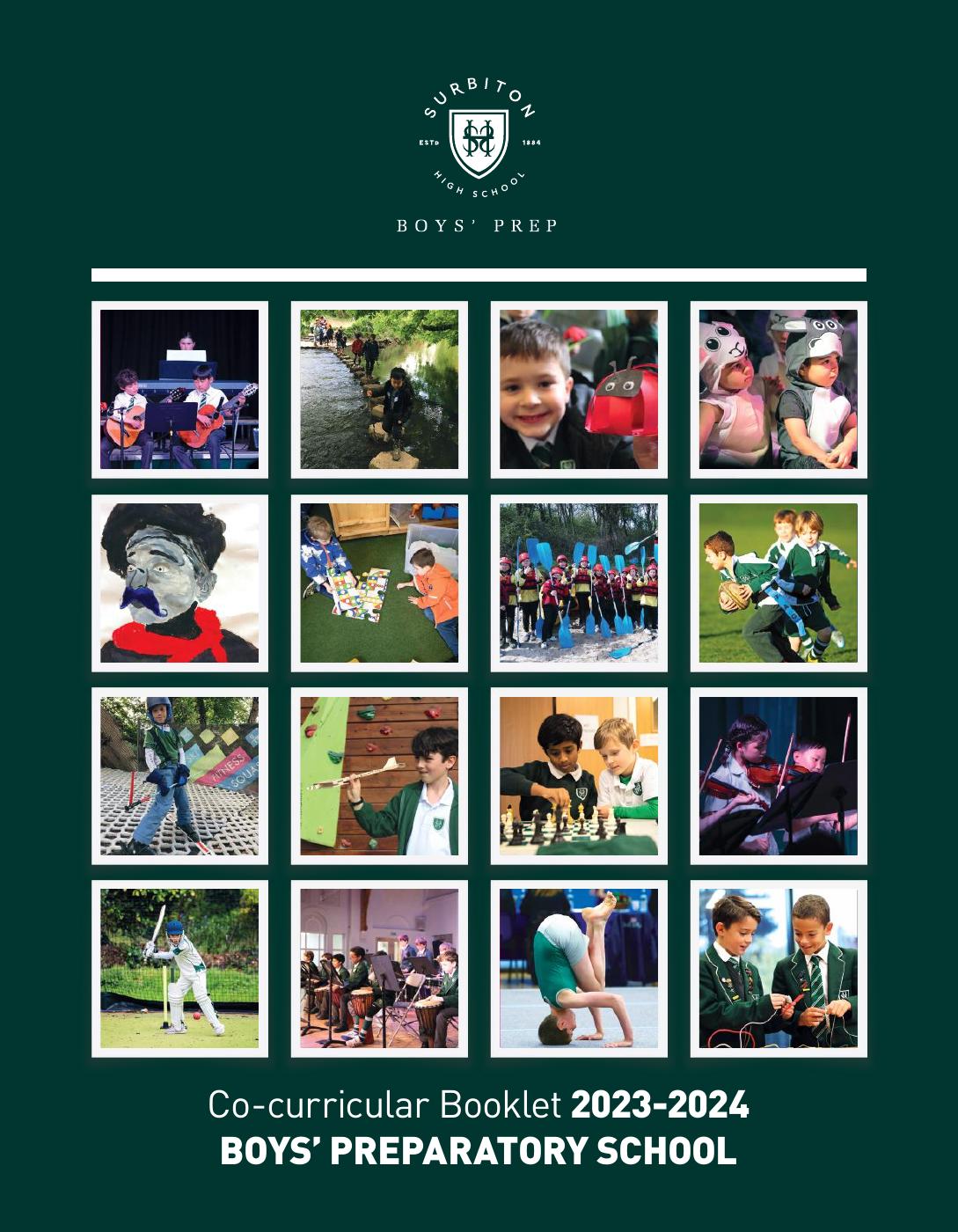 Boys' Prep Co-curricular Booklet 2023-2024 | PDF to Flipbook