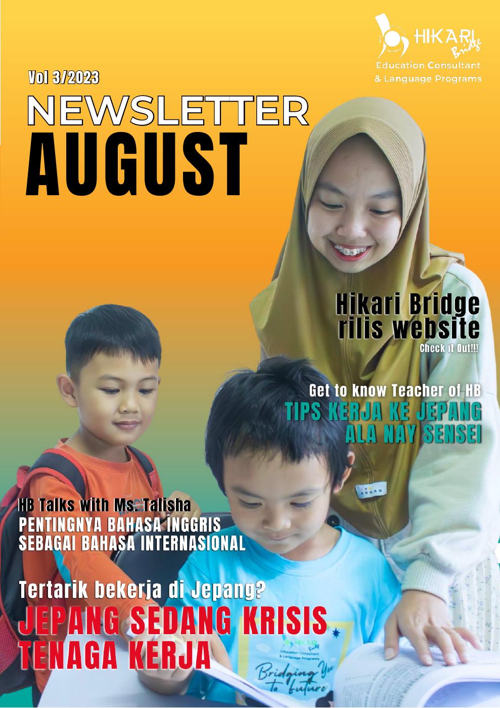 Newsletter Hikari Bridge August 2023 | PDF to Flipbook