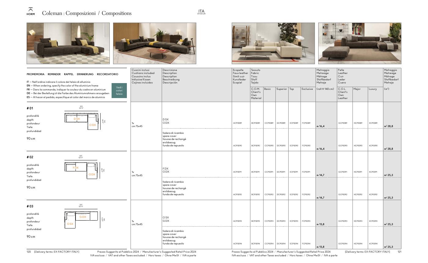 Coleman Composizioni-Tech Sheet ITA