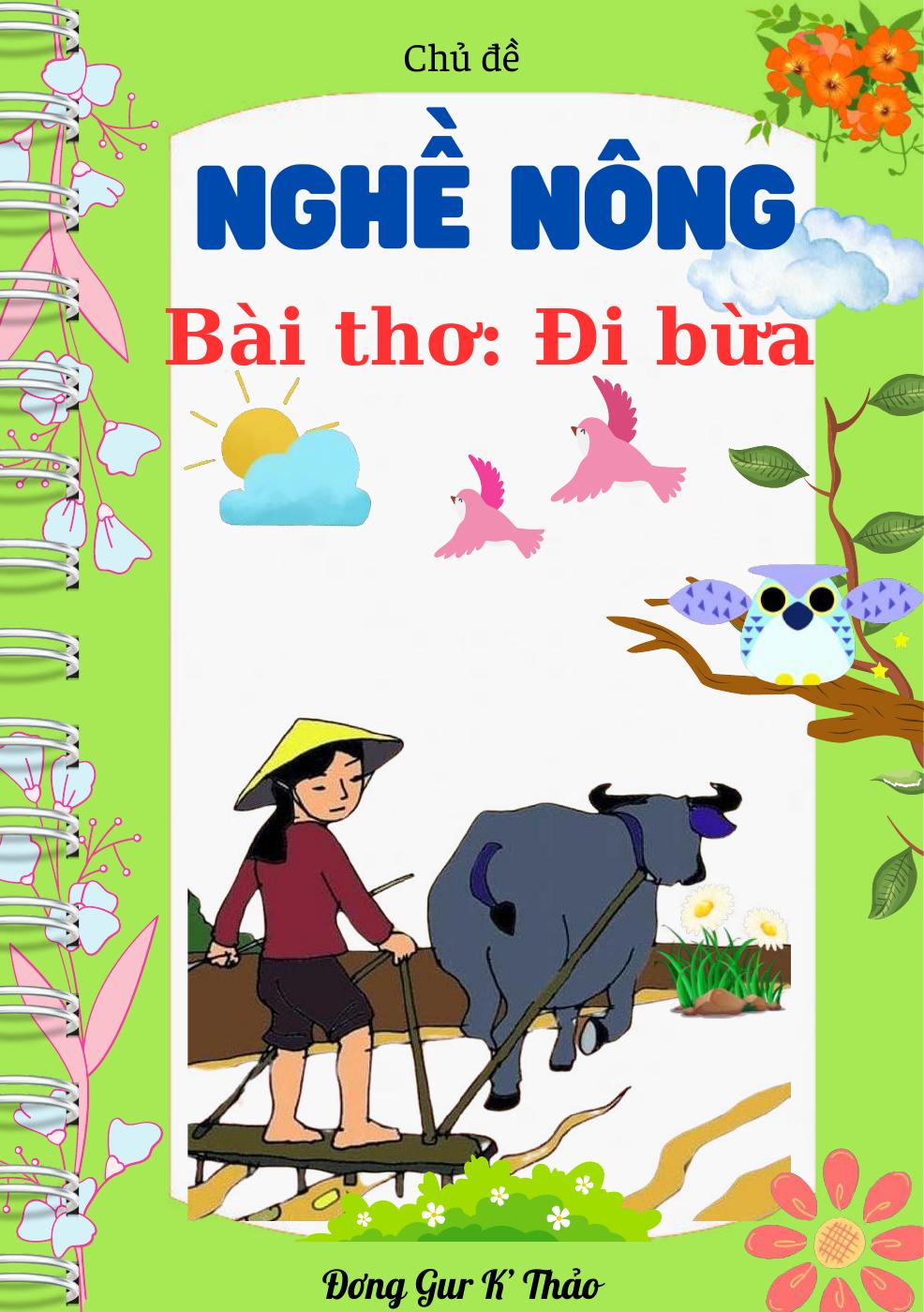 Bài Thơ Đi Bừa Pdf To Flipbook