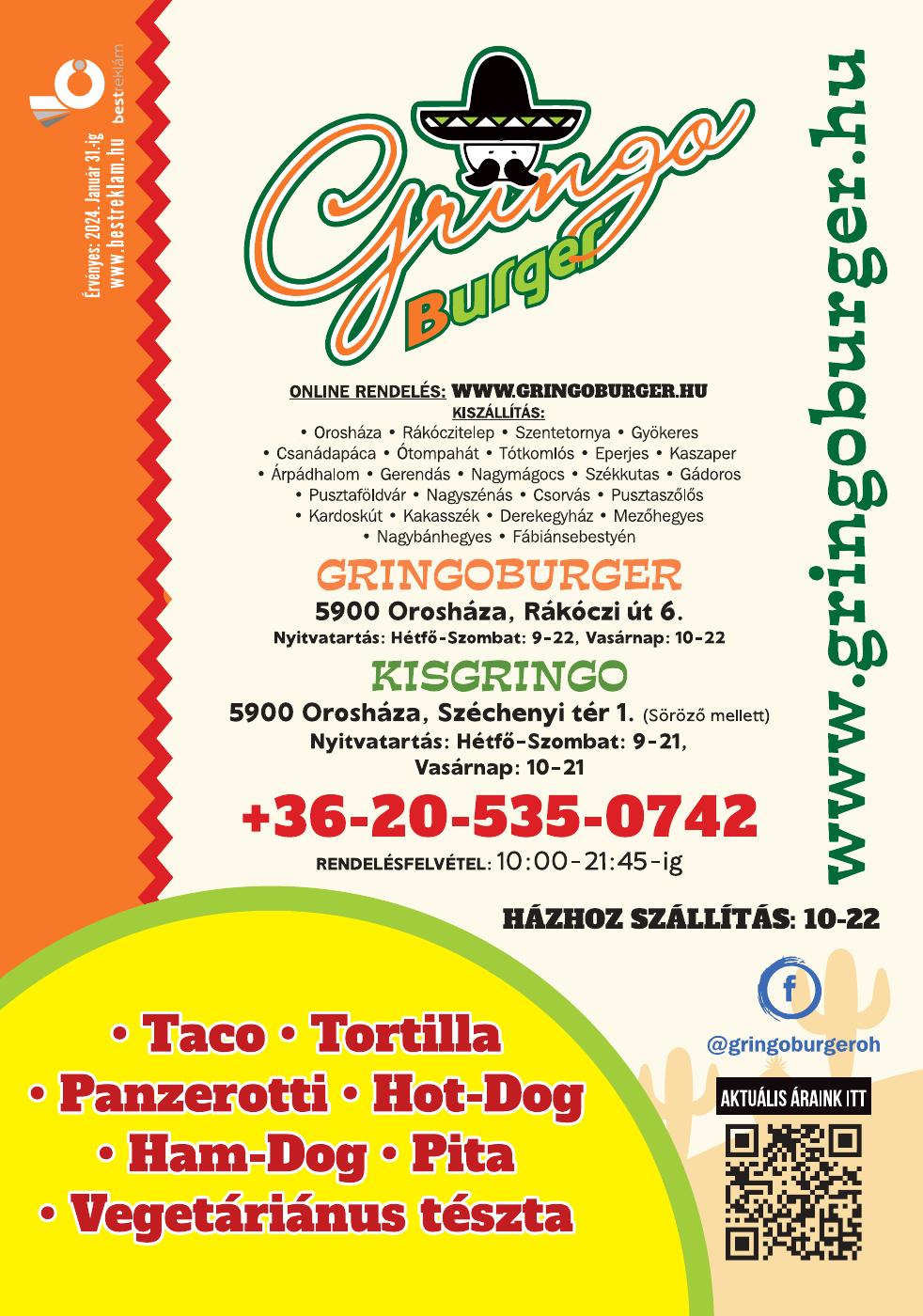 Gringo Burger - Orosháza