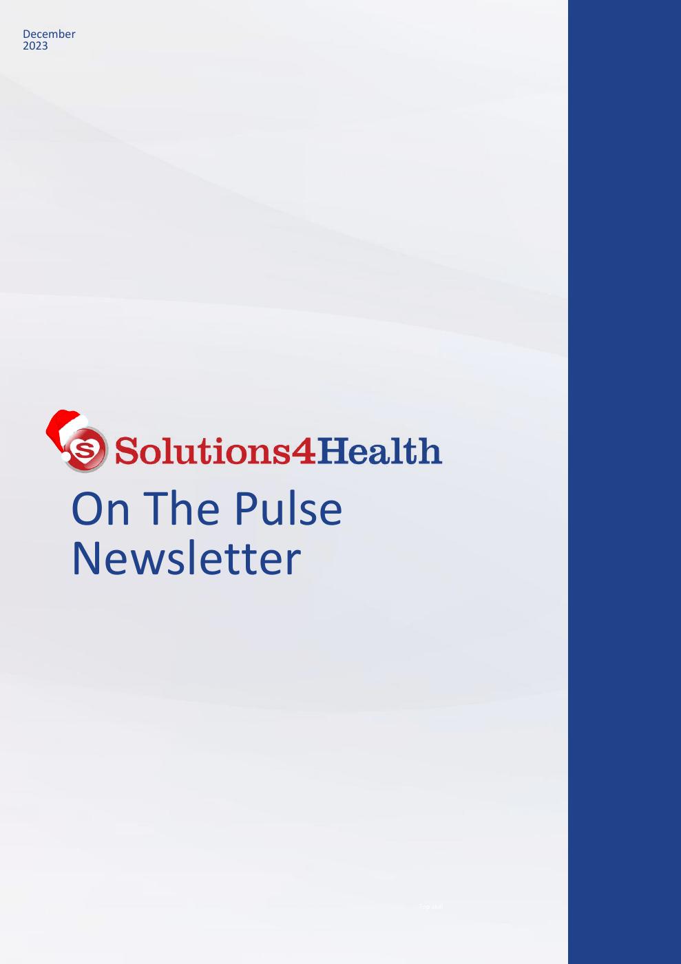 'On The Pulse' Newsletter - December 2023 | PDF to Flipbook