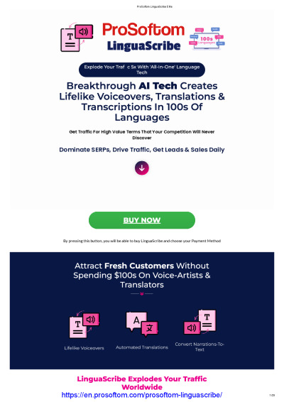 ProSoftom LinguaScribe Elite