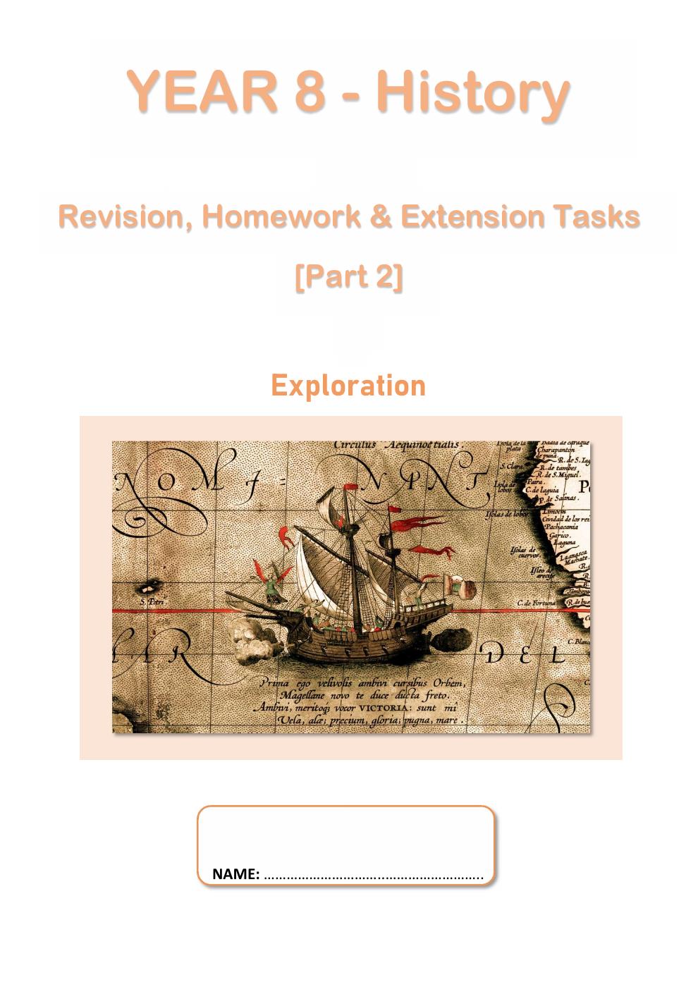 Homework Booklet on Exploration | PDF to Flipbook