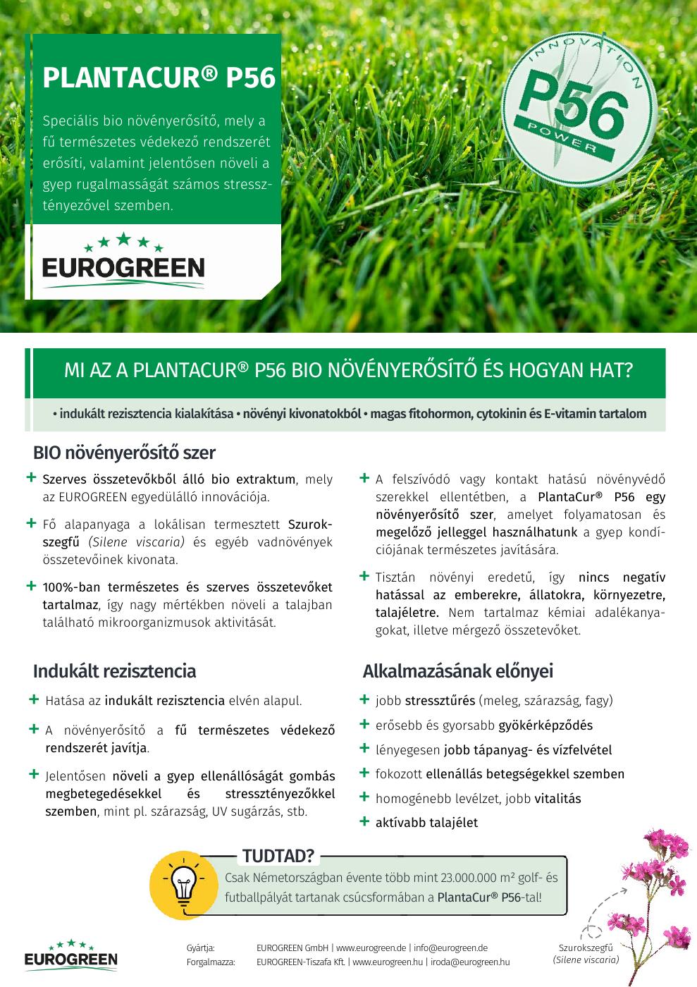 PlantaCur® P56 bio növényerősítő | EUROGREEN | PDF to Flipbook