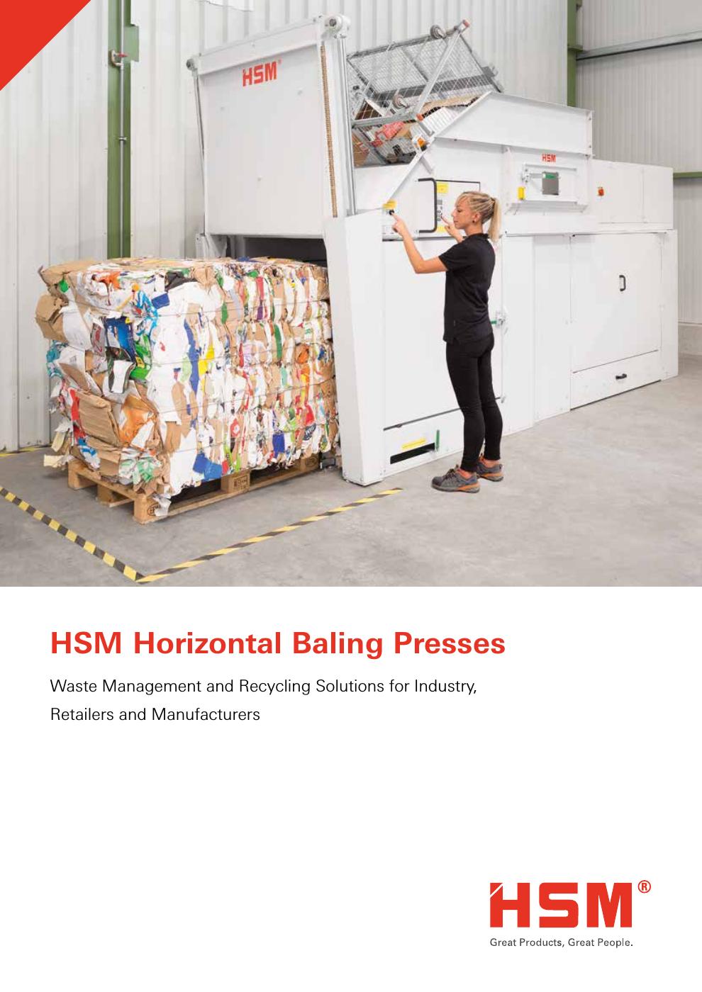 HSM HorizontaL Baling Presses