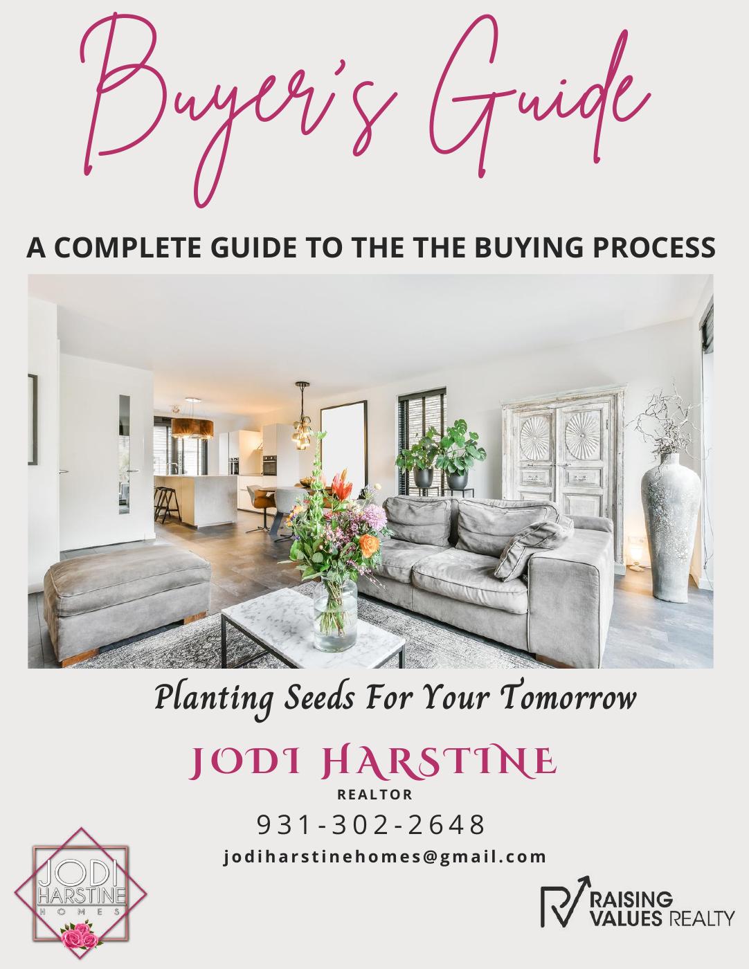 BUYERS GUIDE BY JODI HARSTINE REALTOR | PDF to Flipbook