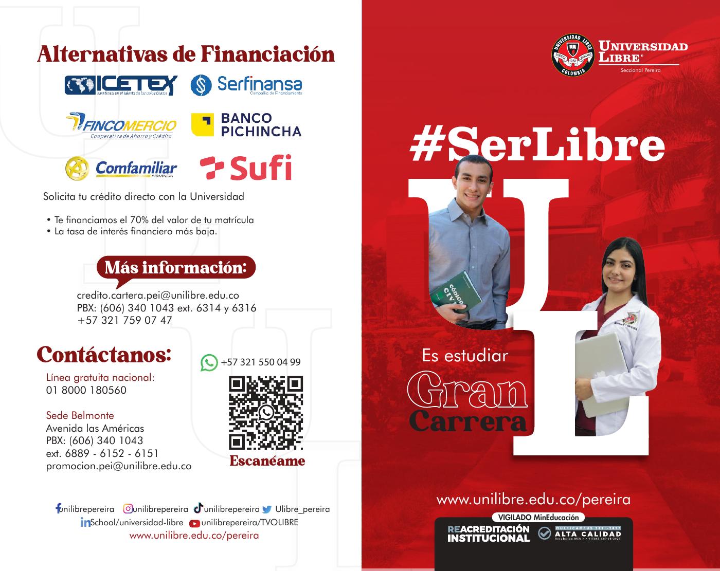 Programas de Pregrado - Universidad Libre Seccional Pereira | PDF to Flipbook