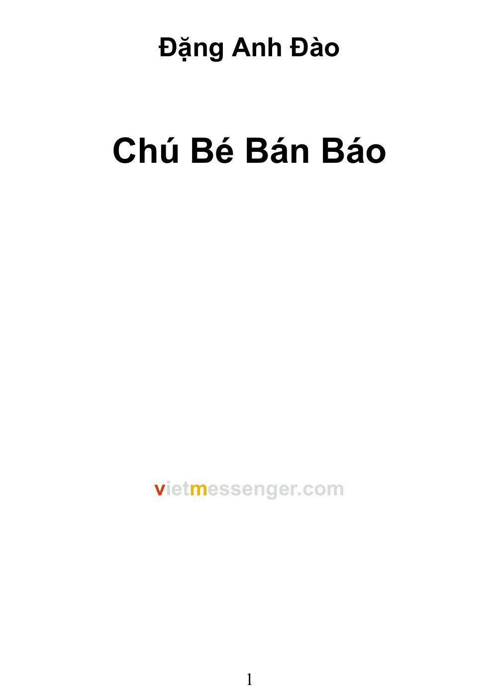 Chú Bé Bán Báo | PDF to Flipbook