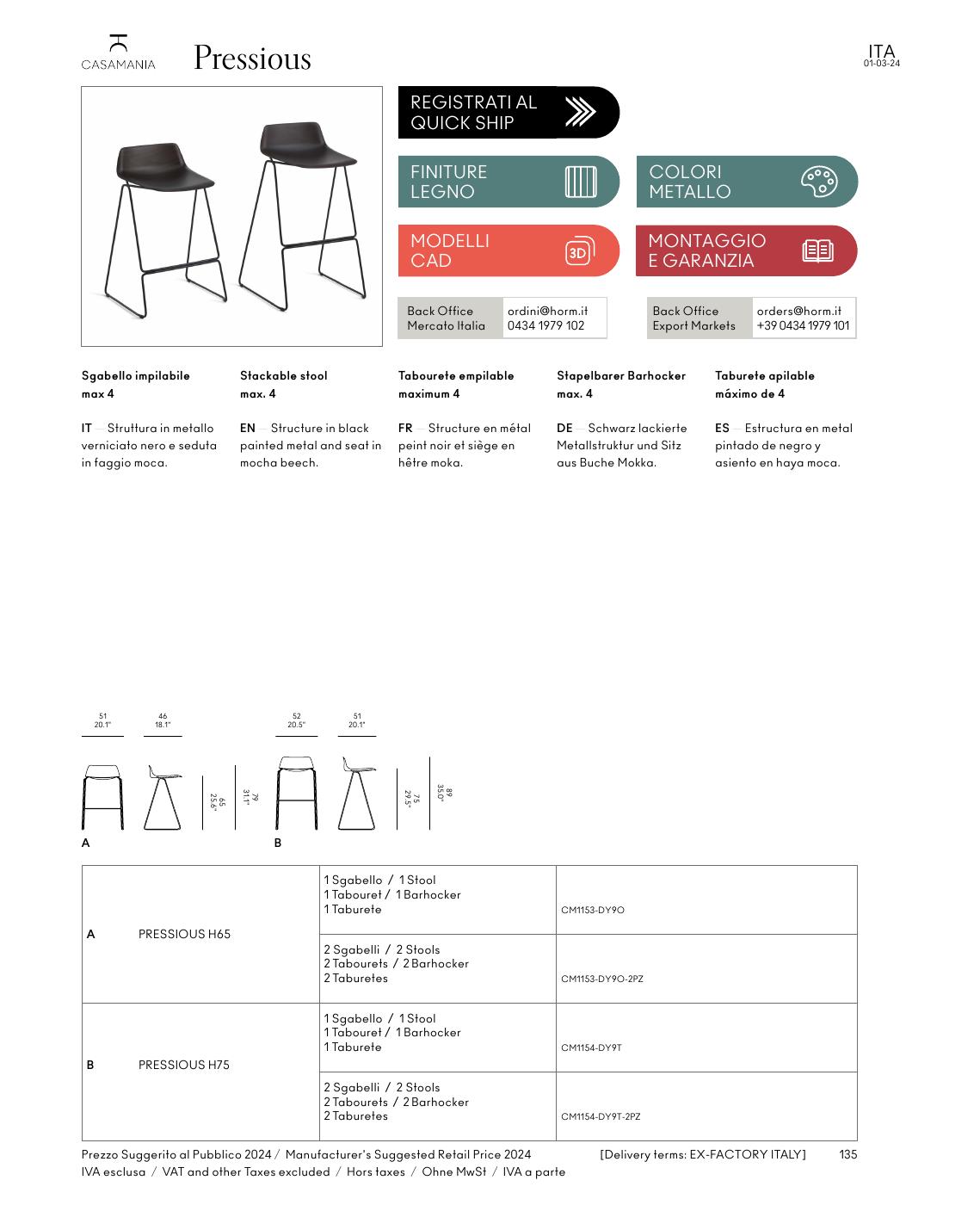 Pressious-Tech Sheet ITA