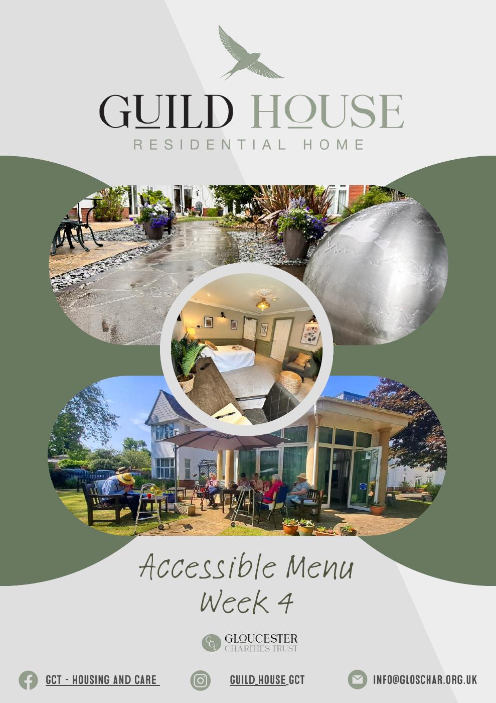 Guild House Accessible Menu