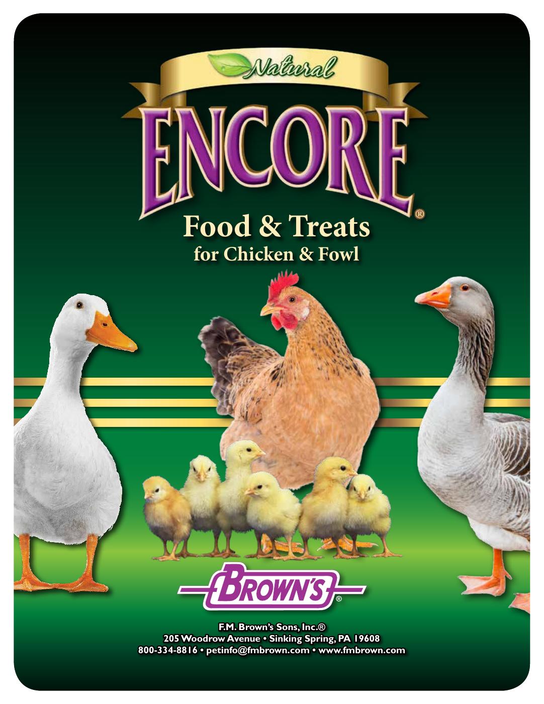 Encore Food and Treats