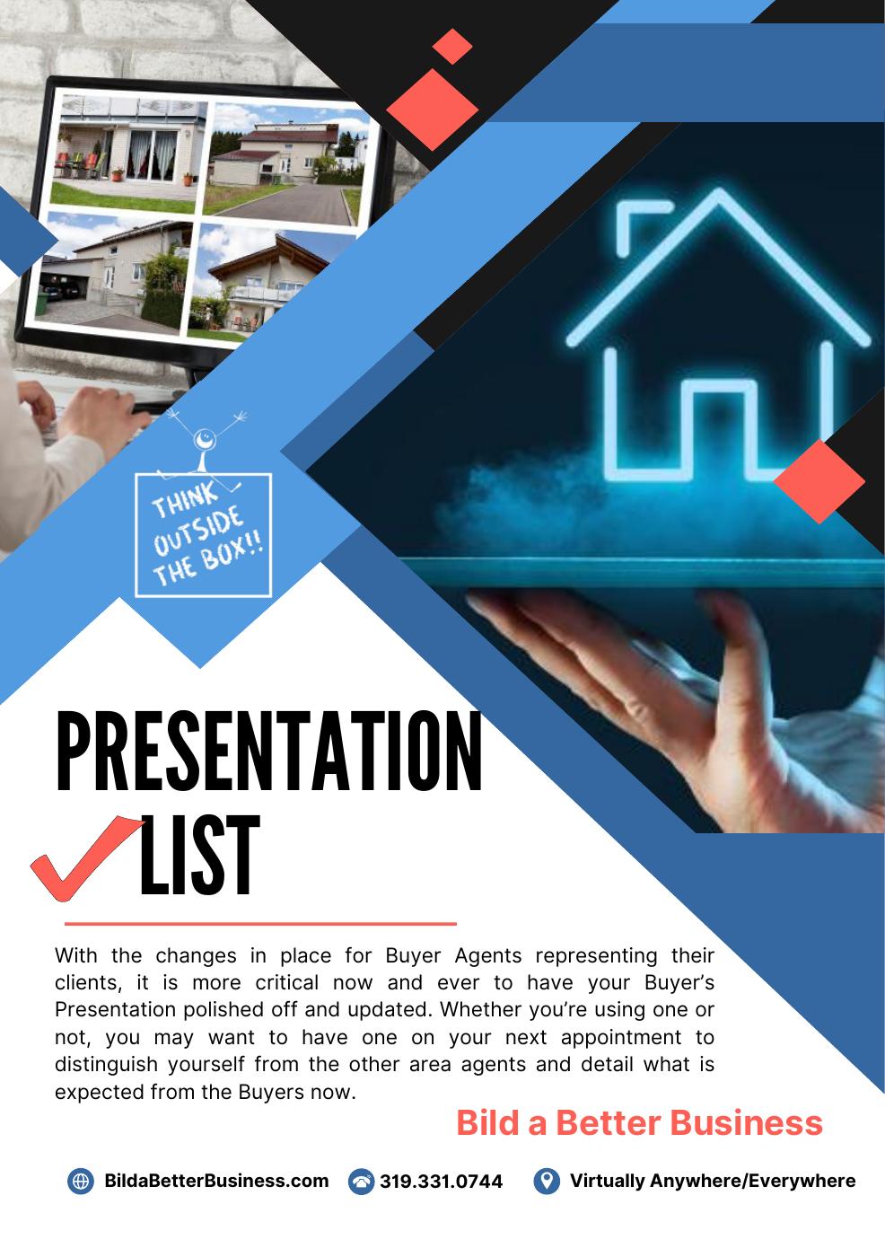 Presentation CheckList | PDF to Flipbook
