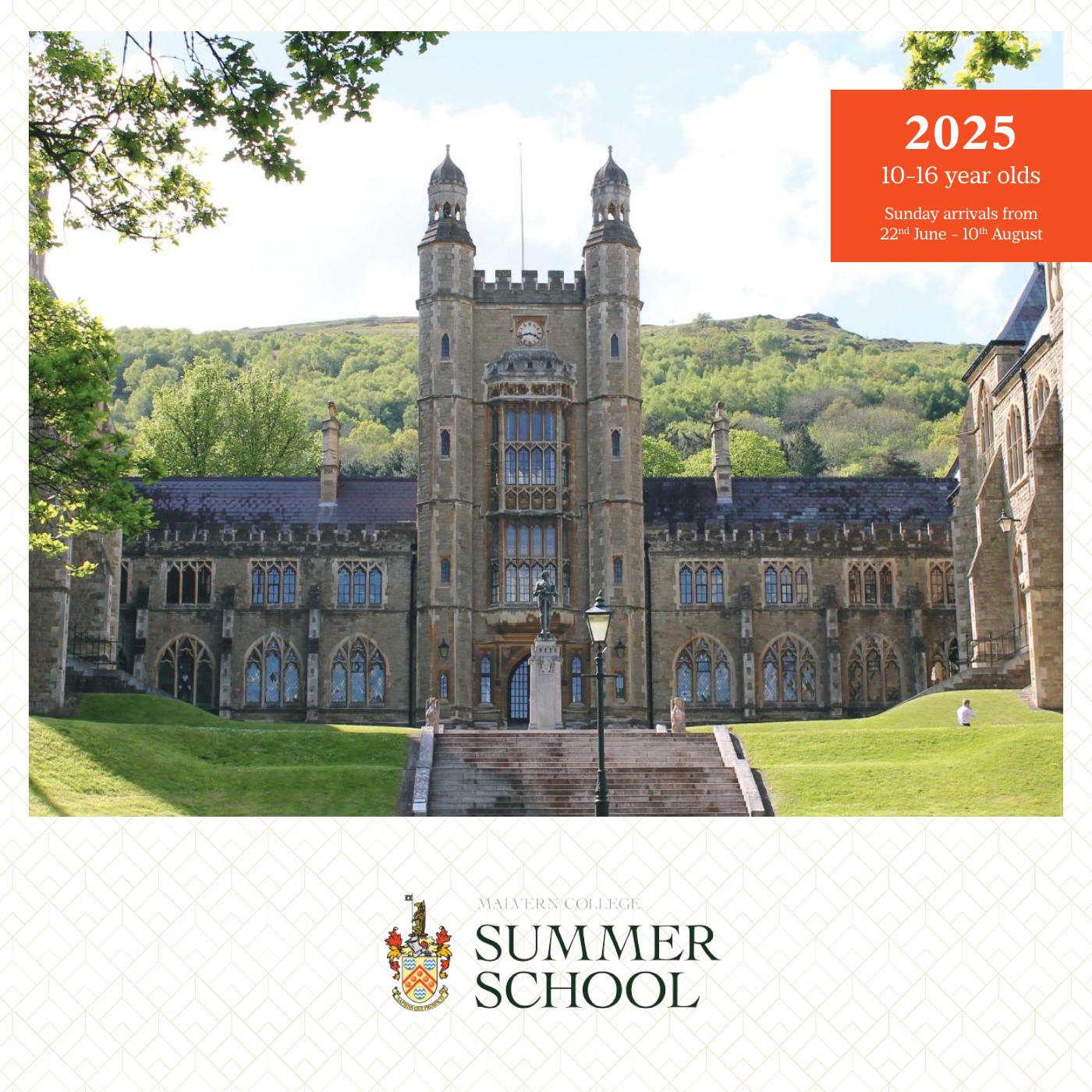 Malvern College Summer School 2025 | PDF to Flipbook
