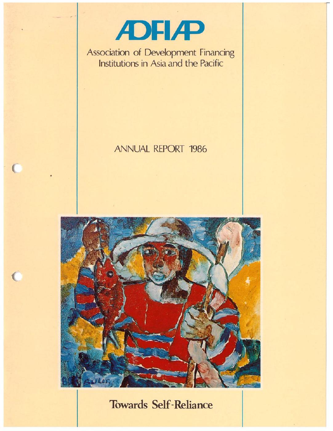 ADFIAP Annual Report 1986