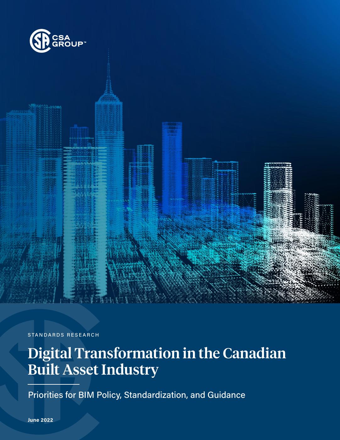 Digital Transformation in the Canadian Built Asset Industry