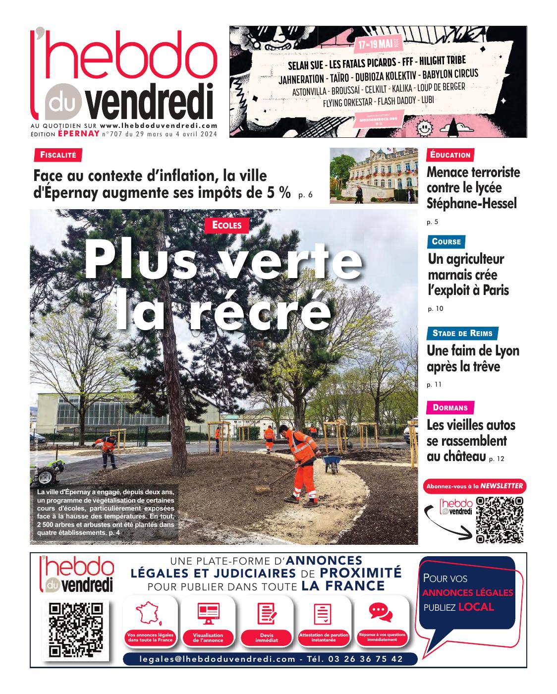 L'Hebdo du Vendredi Épernay 708