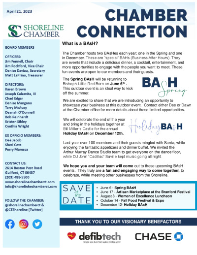 Shoreline Chamber Connection | PDF to Flipbook