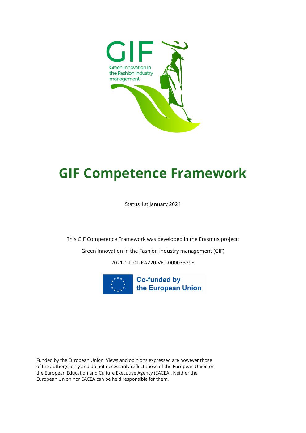 GIF Competence Framework