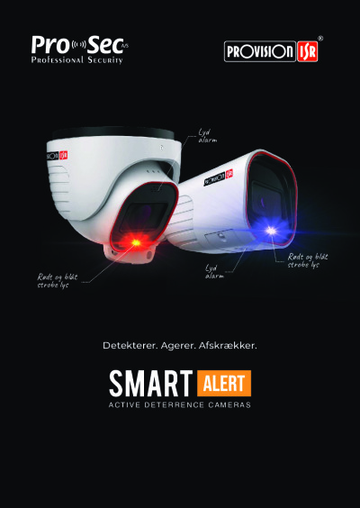 Smart Alert kameraer fra Provision