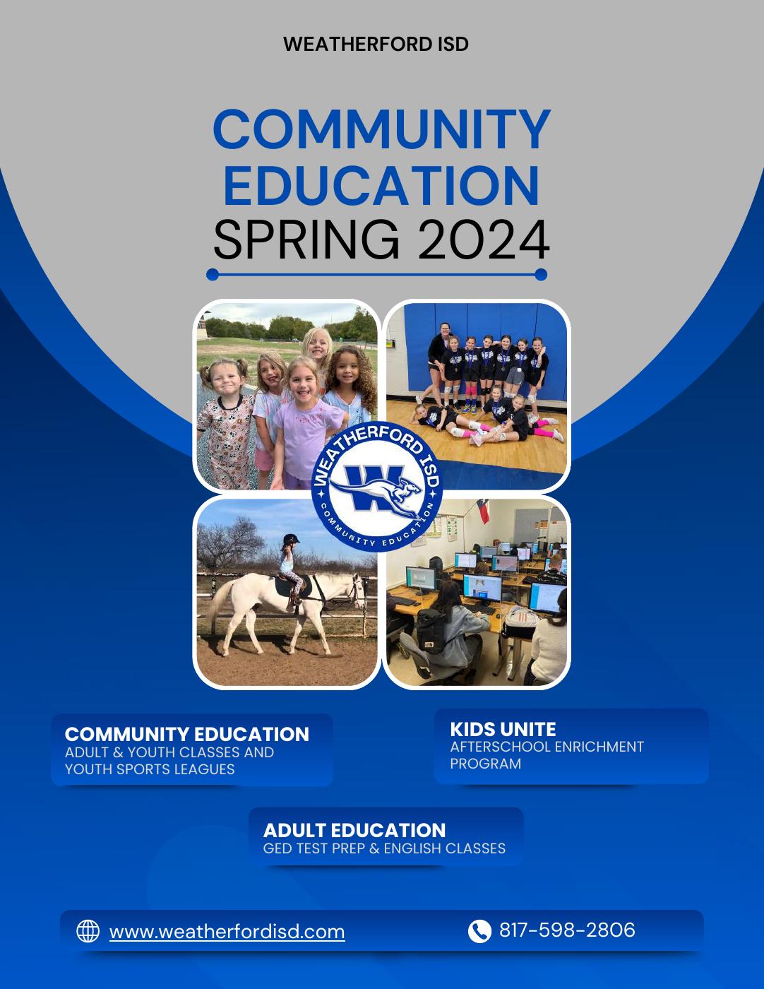 Weatherford ISD - Community Education | PDF to Flipbook