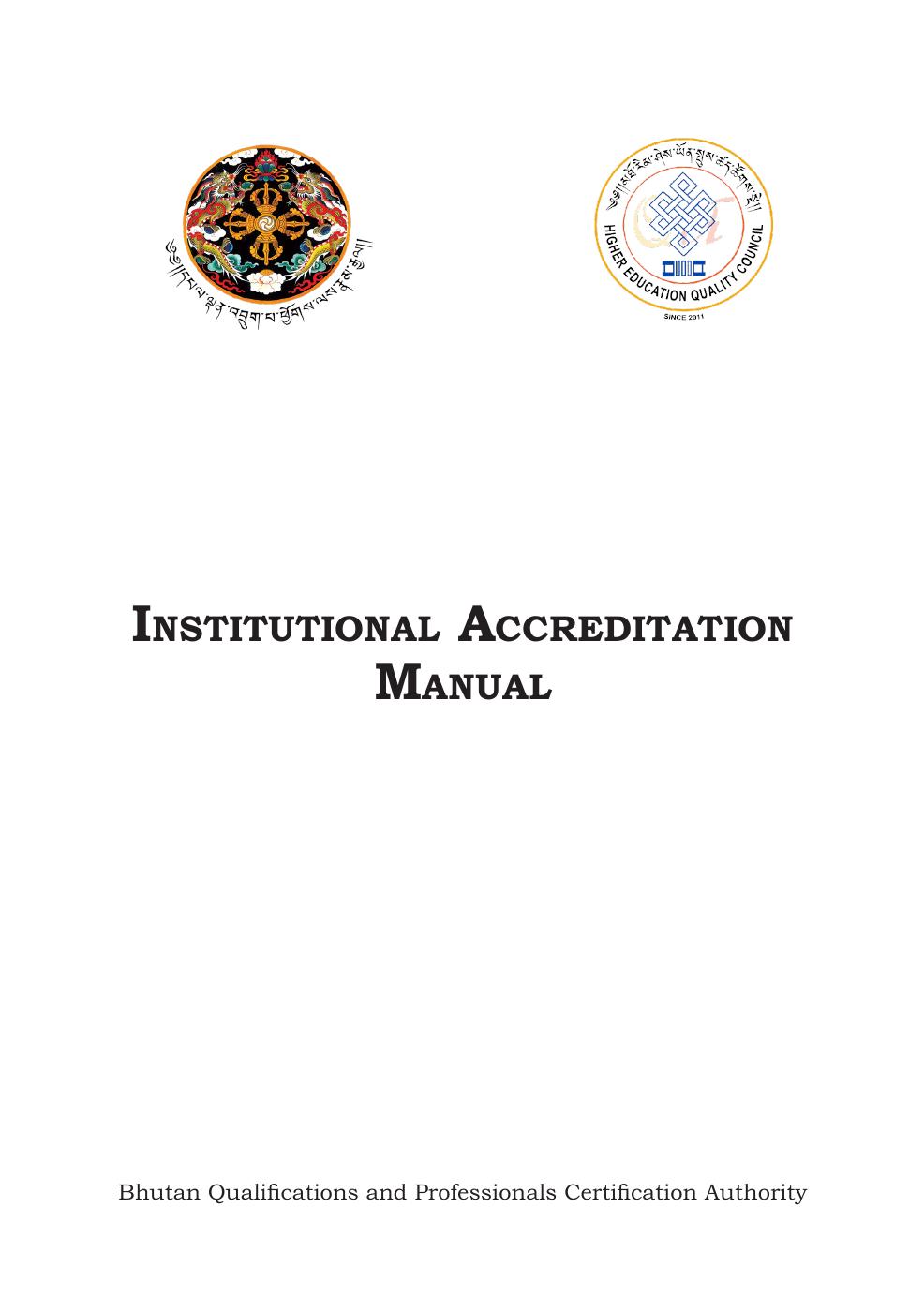 Institutional Accreditation Manual 2024 | PDF to Flipbook