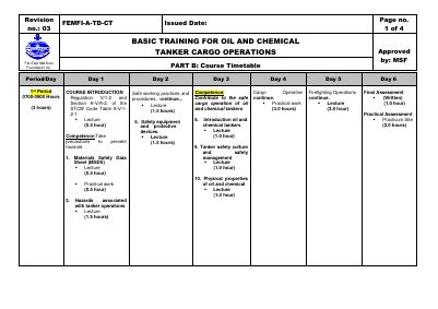 BTOC - TIMETABLE | PDF to Flipbook