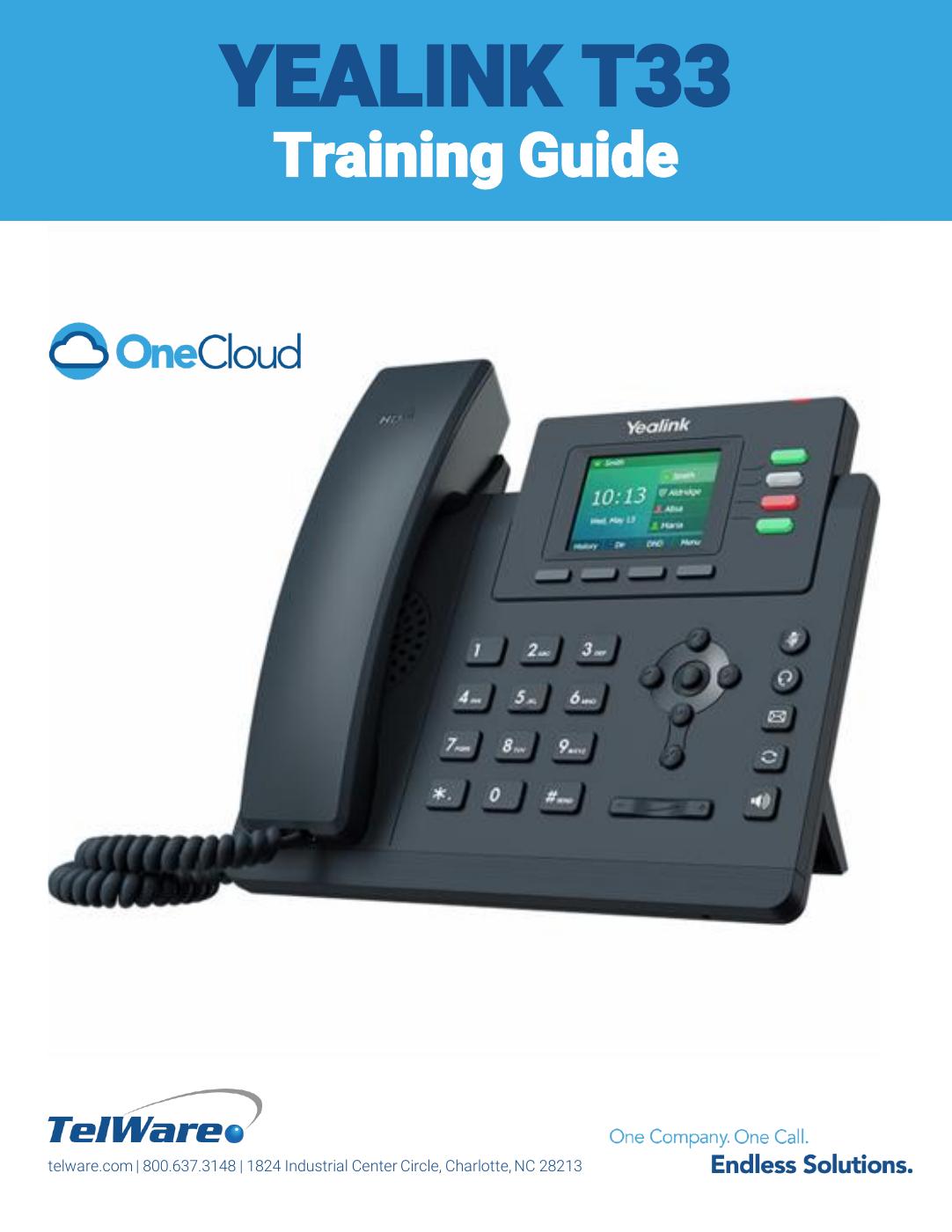 Yealink-T33 User Guide