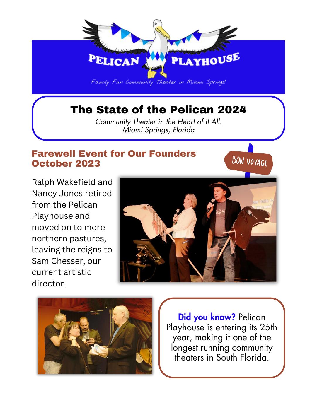 Pelican Playhouse State of the Pelican Report 2024 | PDF to Flipbook