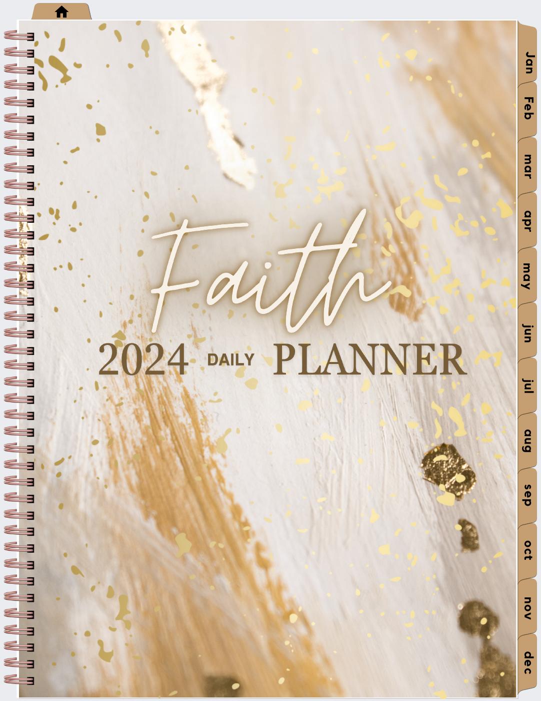 "Faith Daily" 2024 Daily Planner