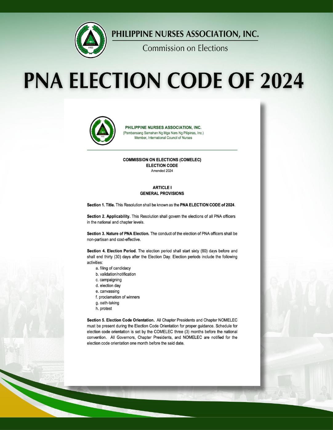 PNA Election Code of 2024 | PDF to Flipbook