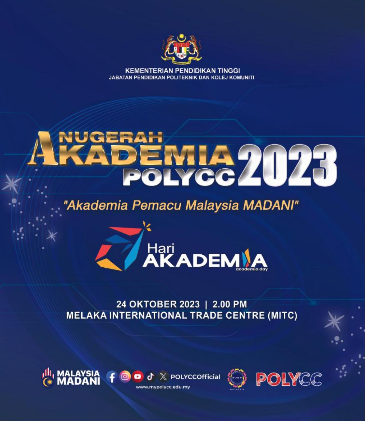 BUKU PROGRAM ANUGERAH AKADEMIA POLYCC 2023