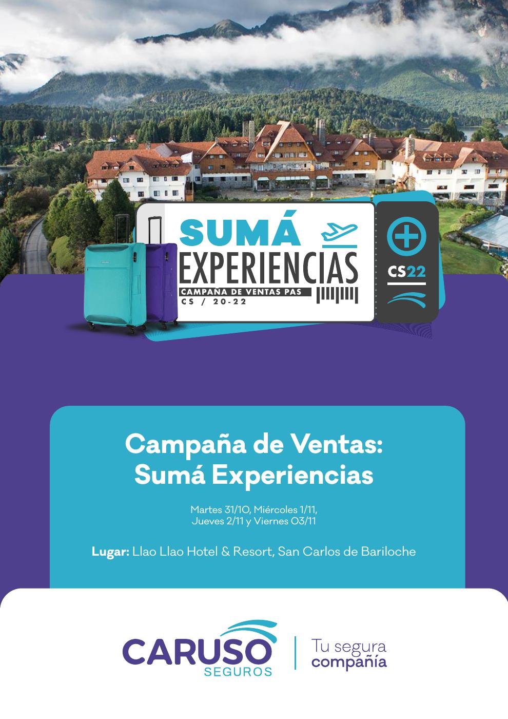Agenda Suma Experiencias - CS 22