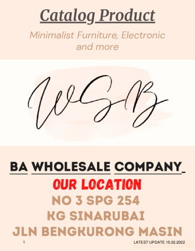 Catalogue BA Wholesale Shop | PDF to Flipbook