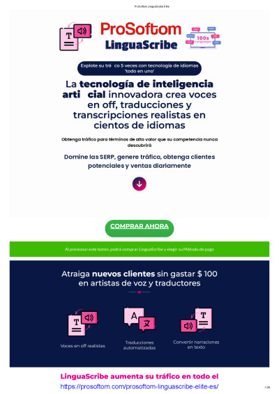 ProSoftom LinguaScribe Elite ES